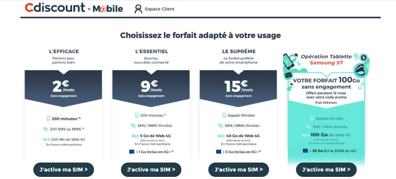 Cdiscount Mobile Avis : à lire avant d’y souscrire un forfait